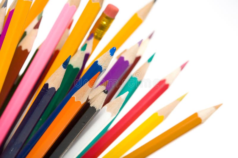 Colores del lápiz imagen de archivo. Imagen de herramienta - 2597471