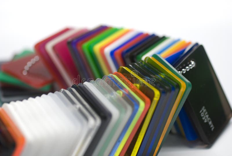 Colores Del Vidrio De Plexy Imagen de archivo - Imagen de colorante ...