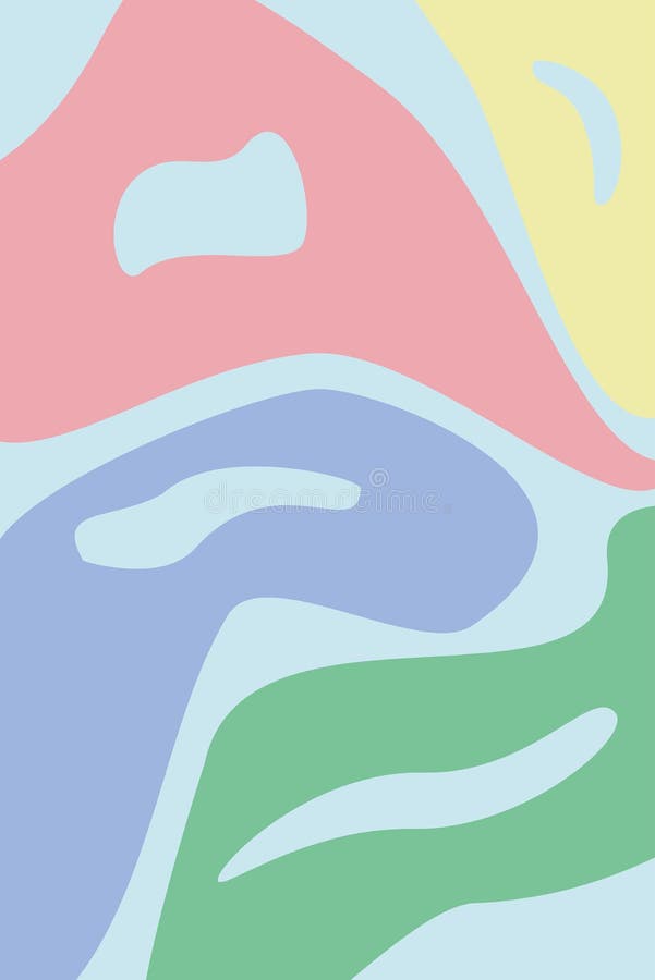 Colores Mate, Formas Abstractas De Imagen Vectorial Ilustración del ...