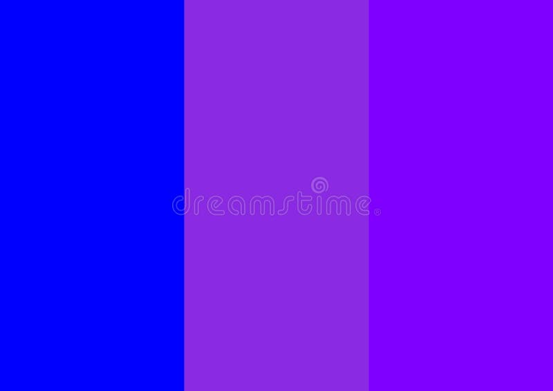 Colores Planos Azul Azul Azul Y Violeta Stock de ilustración ...