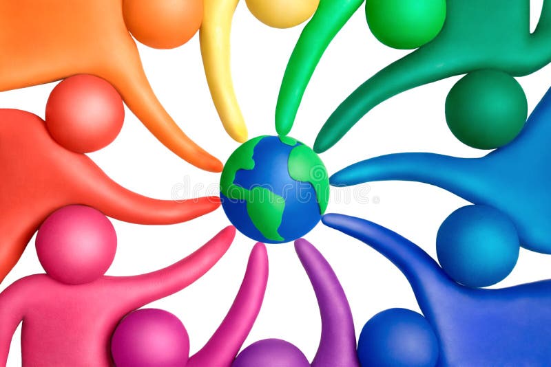 Los colores unidos 5. foto de archivo. Imagen de colabore - 3026050