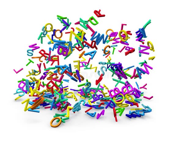 Colorful 3d Letters Exploded Stock Illustrations – 14 Colorful 3d ...