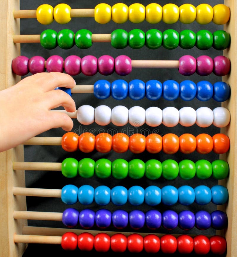 Colorful abacus stock image. Image of green, finance - 23827559