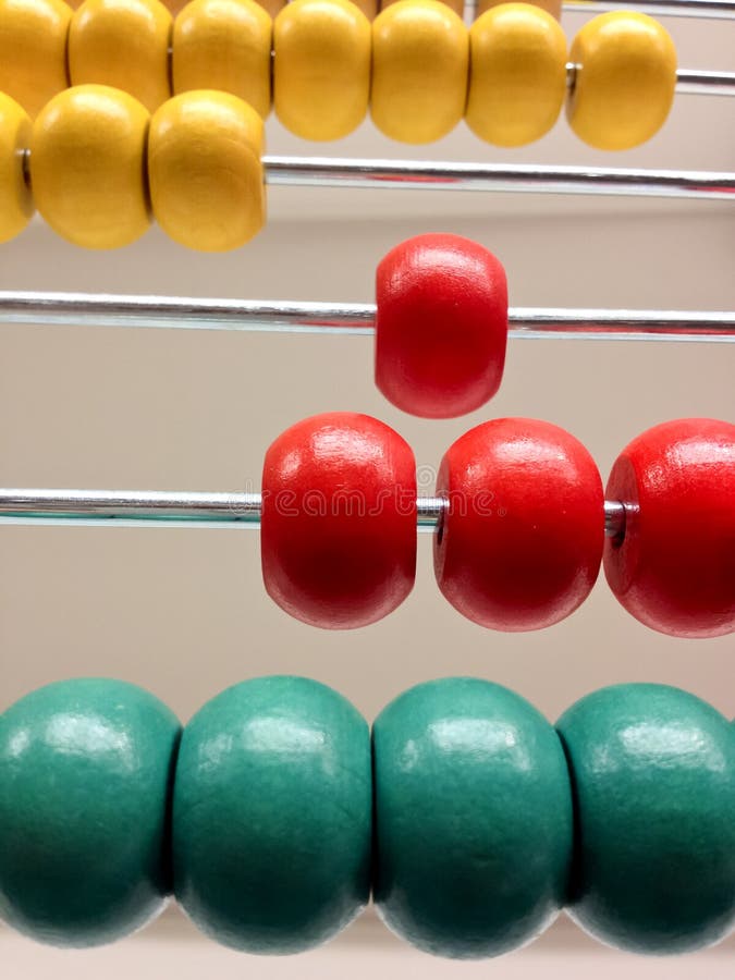 Colorful Abacus - Computer of the Past Stock Photo - Image of frame ...