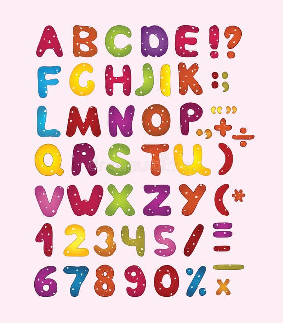 Colorful Punctuation Marks Stock Illustrations – 947 Colorful ...