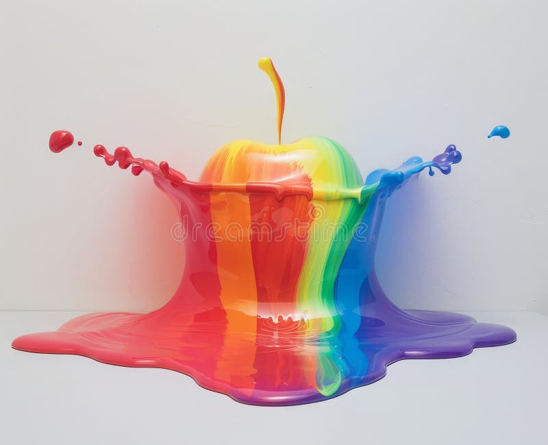 Apple splash vector stock vector. Illustration of orange - 119991817