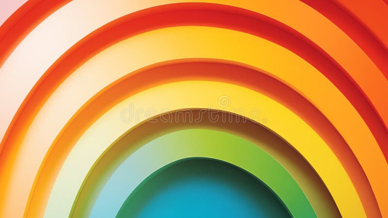 Colorful Abstract Arches Background Vibrant Spectrum Design Backdrop ...