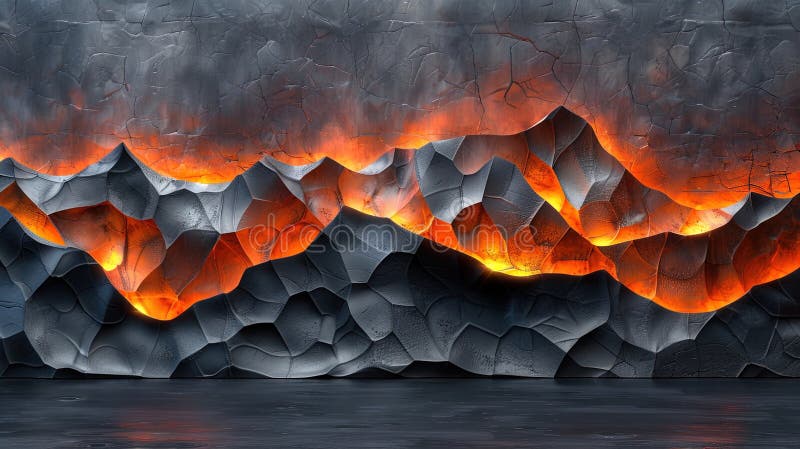 Colorful Abstract Artwork with Geometric Shapes in 2D Graphic Stock ...