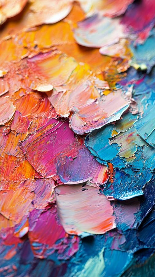 Colorful Abstract Artwork Showcasing Vibrant Textures and Patterns ...