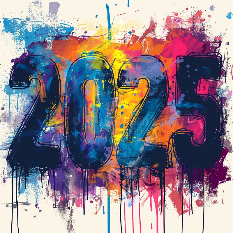 Colorful Abstract Backdrop Celebrating the Vibrant Transition into the ...