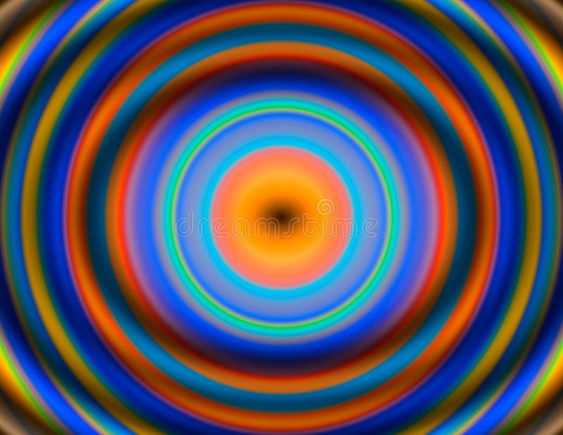 Retro 1960s 1970s 60s 70s Vortex Background Stock Illustration ...