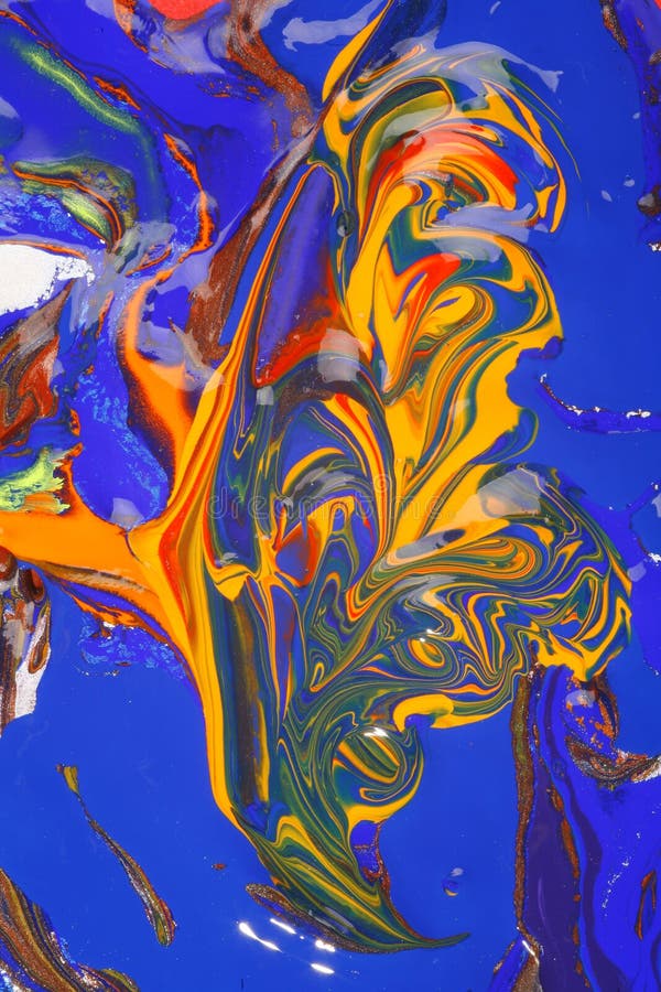 Colorful Ink Mixing Abstract Stock Photo - Image of immerse, displace ...