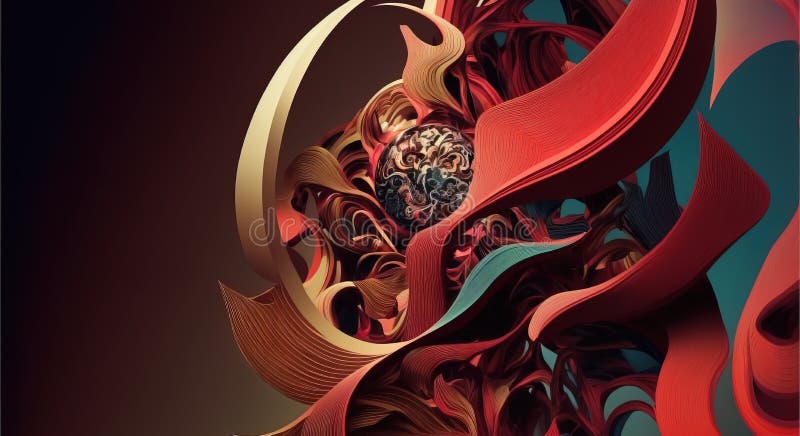 Colorful Abstract Background. Ai Generative Illusration Stock ...