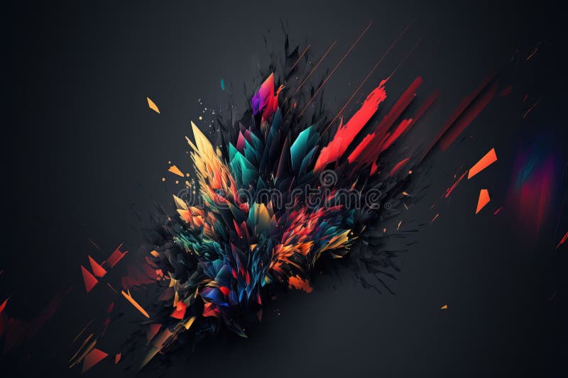 Colorful Abstract Background. Ai Generative Illusration Stock ...
