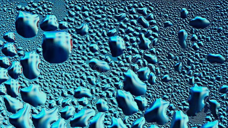 Colorful Abstract Background. Beautiful Macro Shot of Water Drops on a ...