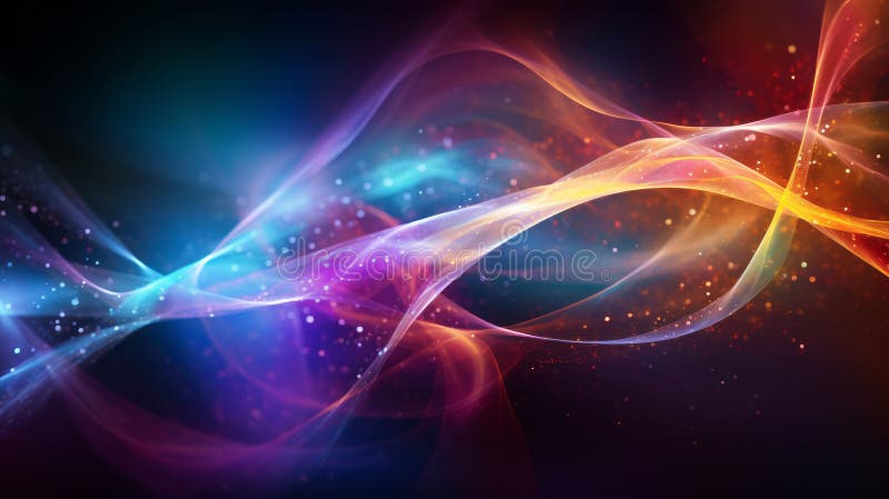 Colorful Abstract Background with a Black Base Stock Image - Image of ...