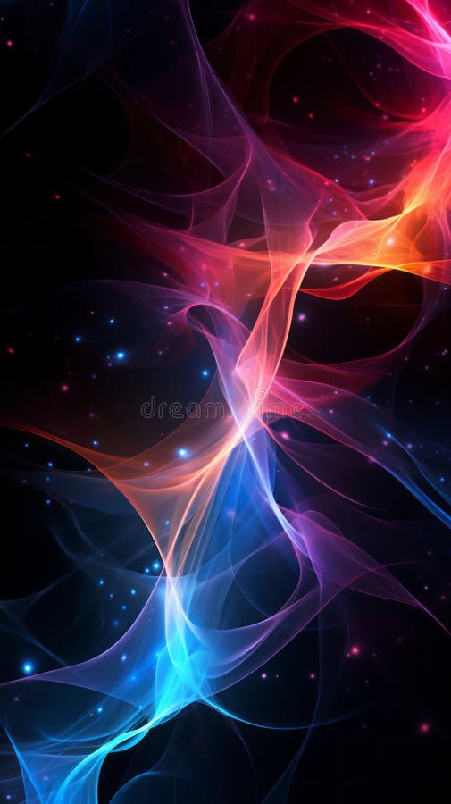 Colorful Abstract Background with a Black Base Stock Image - Image of ...