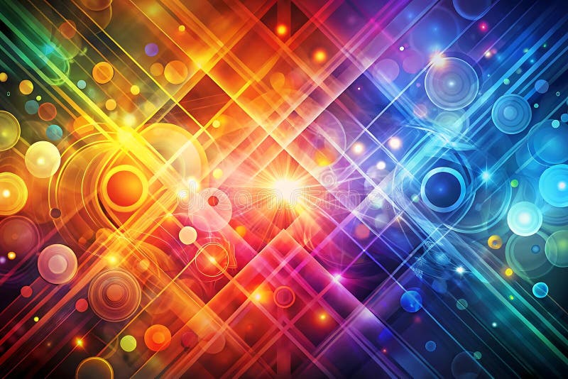 Colorful Abstract Background Blue Red Yellow Stock Illustration ...