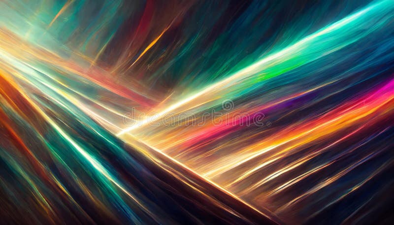 Colorful Abstract Background with Blurry Multicolored Beams Stock ...