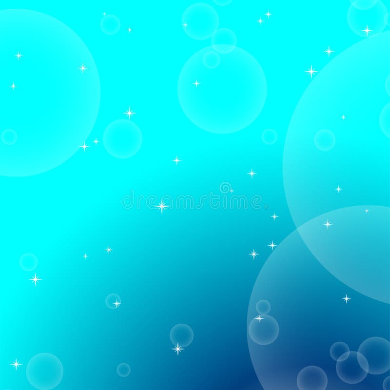 Colorful Abstract Background with Circles and Stars. Simple Flat Vector ...