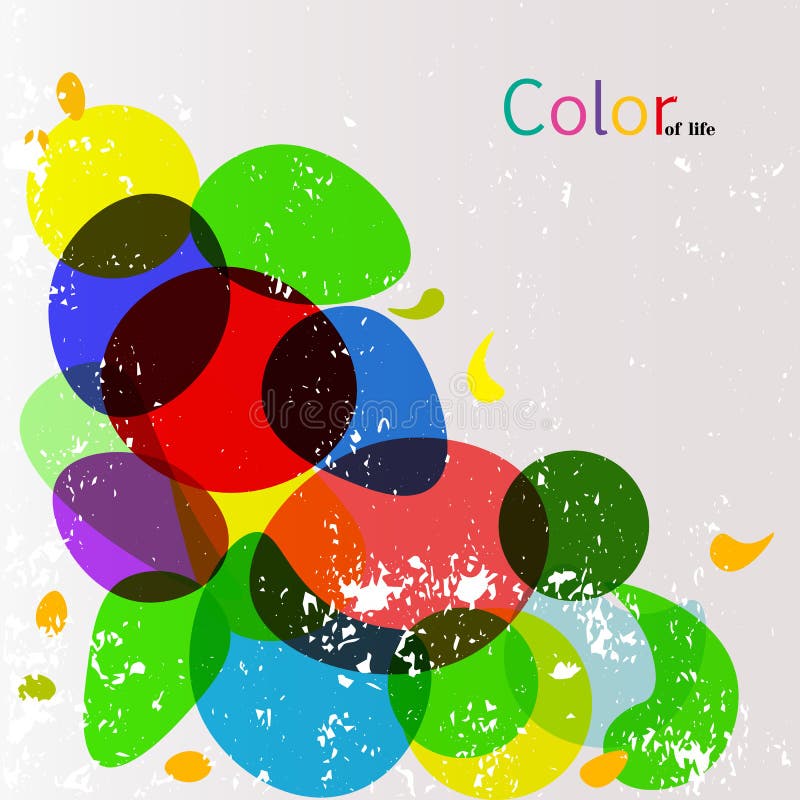 Colorful Abstract Background, Color of Life Concept Stock Vector ...