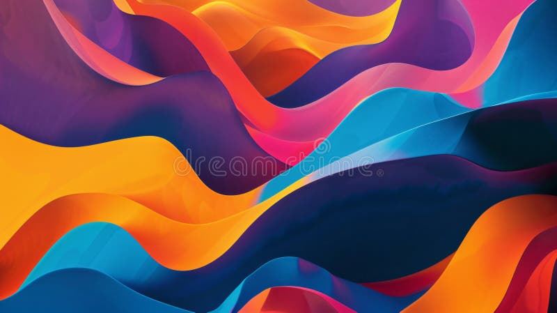 Colorful Abstract Background with the Colors of the Spectrum Stock ...