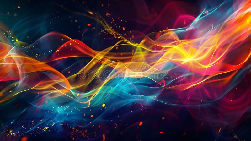 Colorful Abstract Background with the Colors of the Spectrum Stock ...