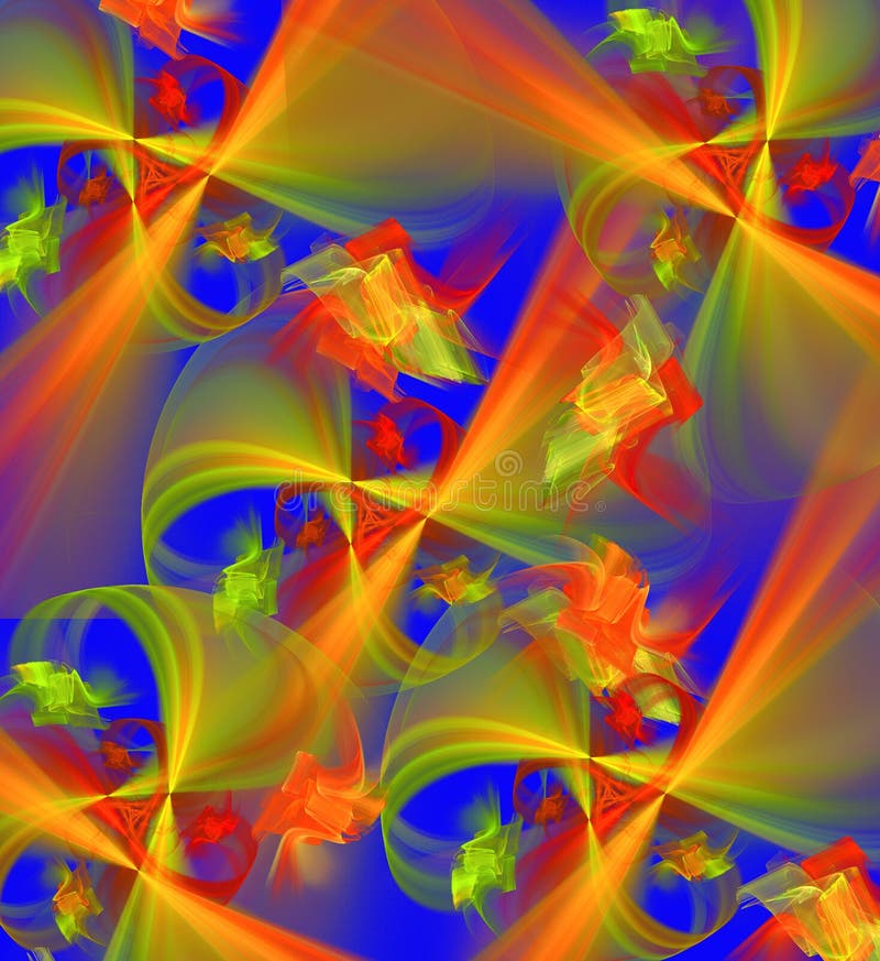 Colorful Abstract Background. Computer Generated Graphics. Stock ...