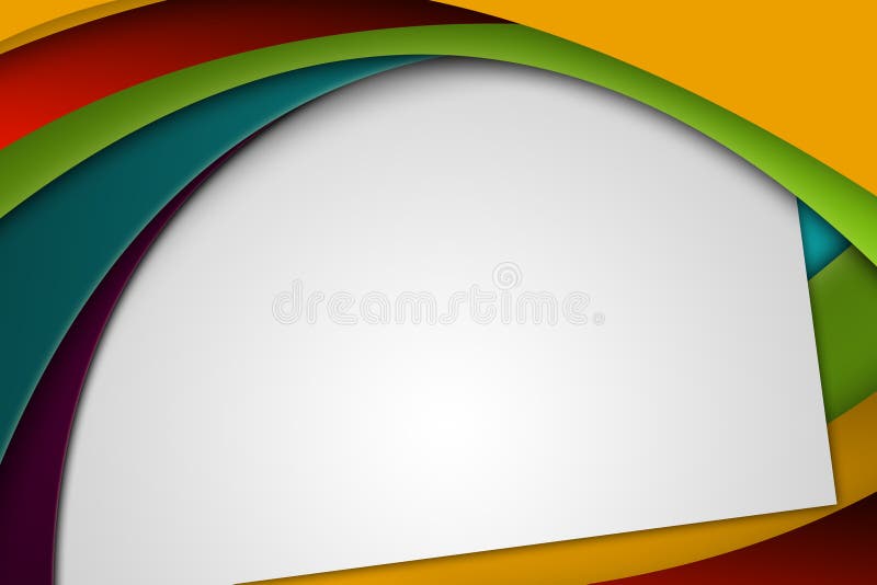 Colorful Abstract Background with Copy Space Stock Illustration ...