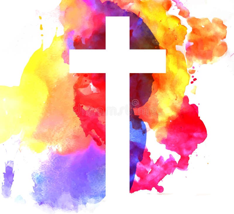 Colorful Cross Clipart