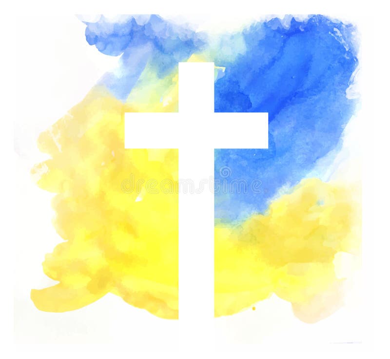 Colorful Abstract Background with Cross Stock Vector - Illustration of ...