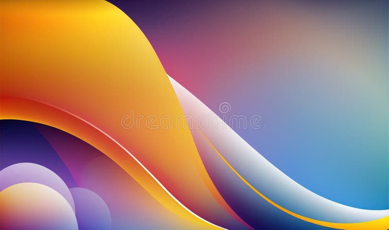 A Colorful Abstract Background with a Curved Curve in the Center Stock ...