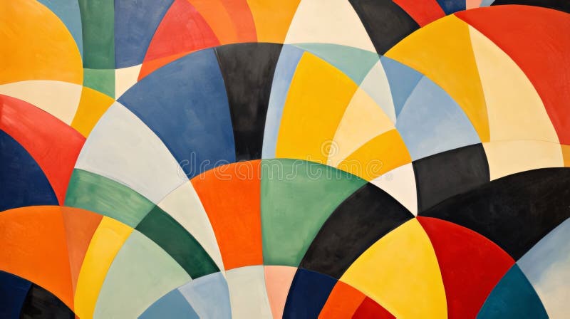 Colorful Abstract Background, Detail of a Colorful Circle on a Wall ...