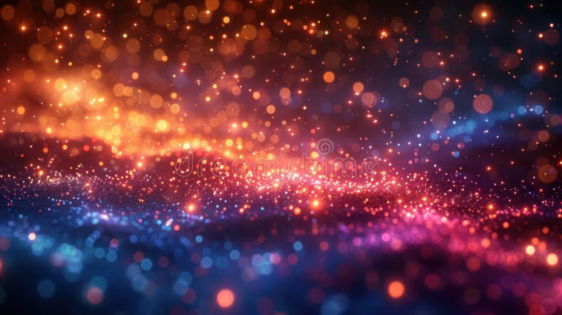 Colorful Abstract Background with Dispersion Effect - 3D Render ...