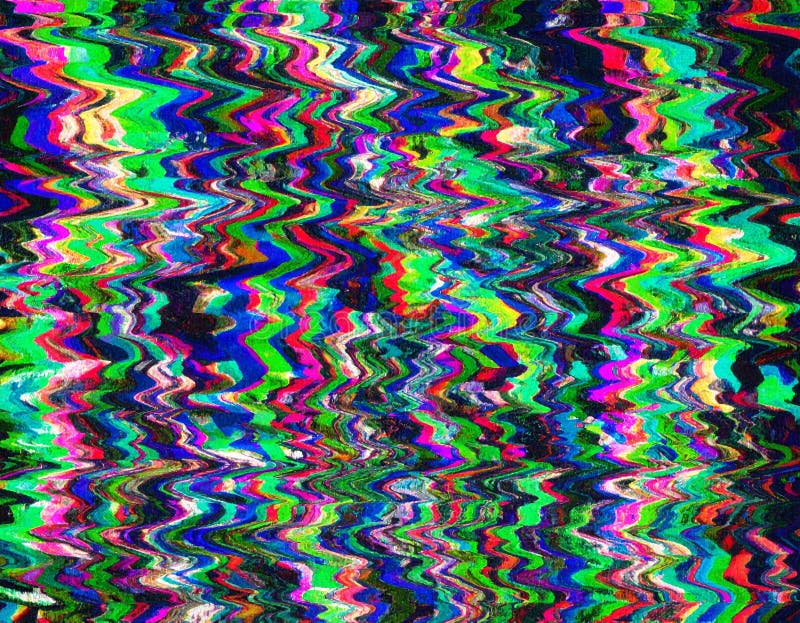 Colorful Chaotic Wavy Surface Stock Illustrations – 1,374 Colorful ...