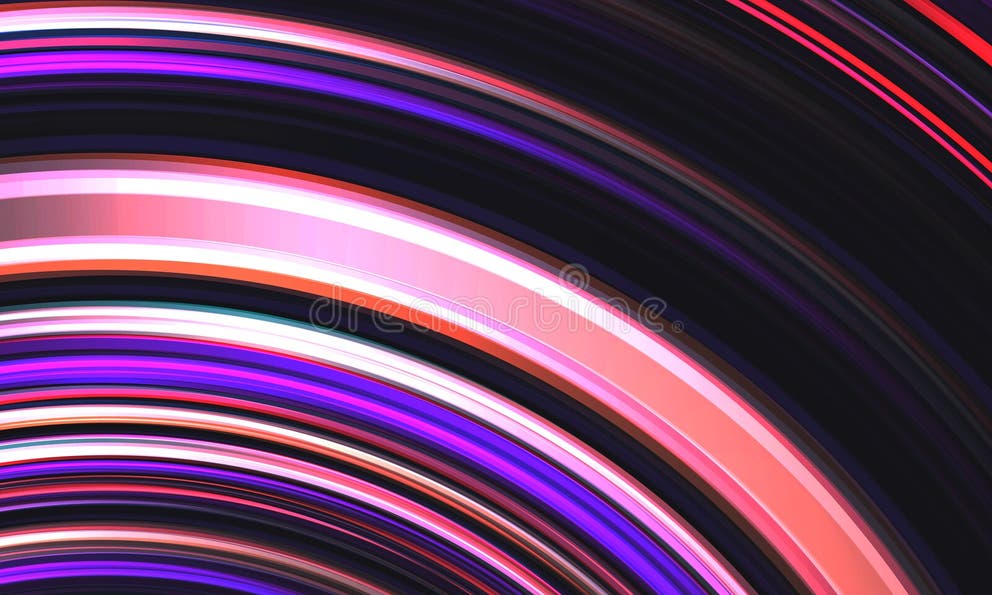 Colorful Abstract Background With Dynamic Curve Shapes Stock Vector Illustration Of Minimal