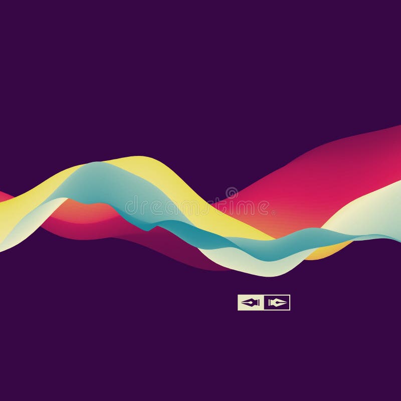 Colorful Abstract Background. Dynamic Effect. Motion Illustration Stock ...