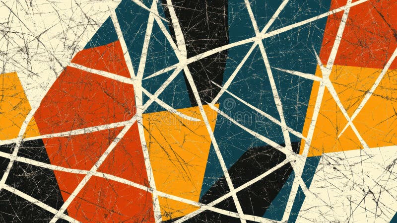 Colorful Abstract Background with a Dynamic Variety of Shapes and ...