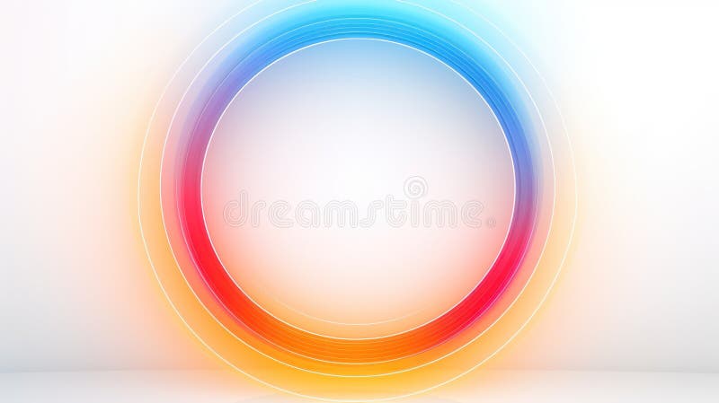 Colorful Abstract Background with Ellipse. Illustration Stock ...