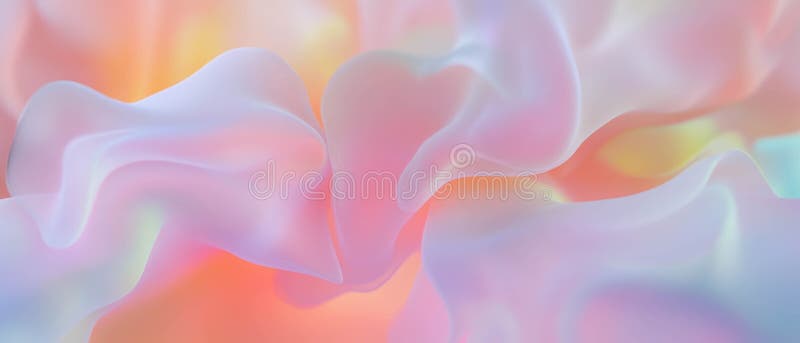Abstract 3D Smoke Background with Tactile Textures and Visual Depth in ...