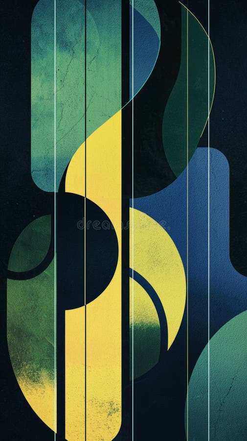 Colorful Abstract Background Featuring Intertwined Geometric Shapes ...