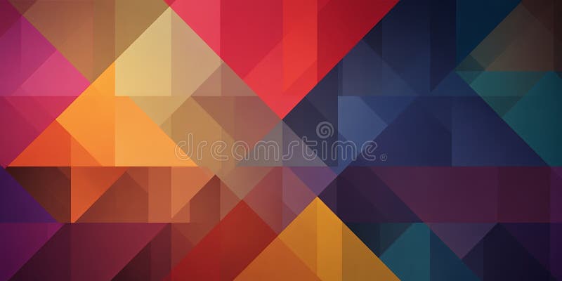 A Colorful Abstract Background Featuring Overlapping Triangles in ...