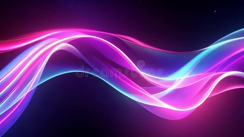 A Colorful Abstract Background Featuring Smooth Flowing Wave Patterns ...