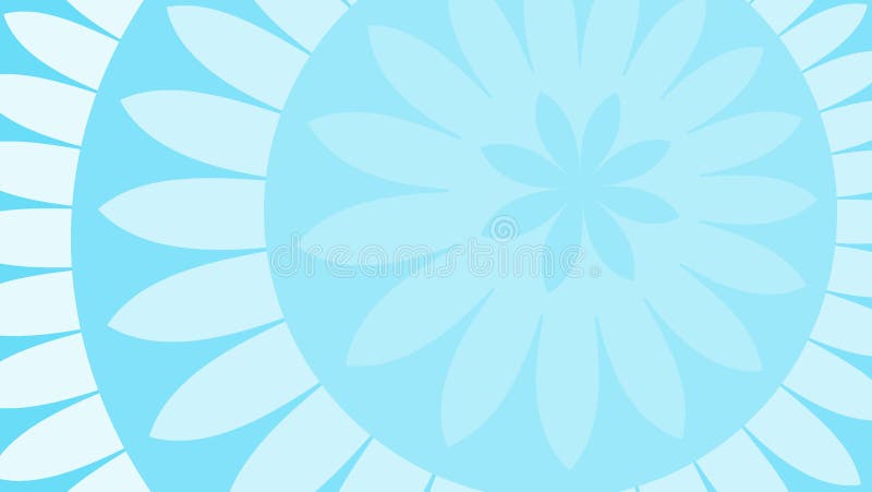 Colorful Abstract Background with Plant and Circular Petals Stock ...