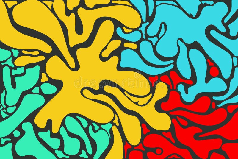 Colorful Abstract Background with Full Vector Design Stock Vector ...