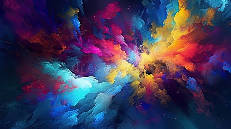 Colorful Abstract Background with Light and Color Effects, Dreamlike ...