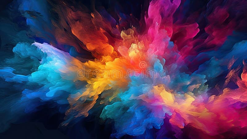 Colorful Abstract Background with Light and Color Effects, Dreamlike ...