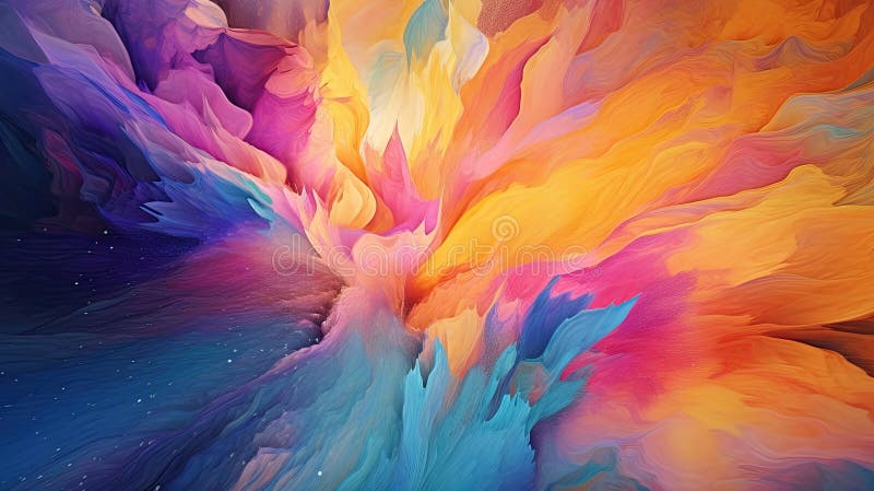 Colorful Abstract Background with Light and Color Effects, Dreamlike ...
