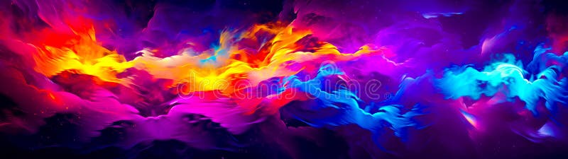 Colorful Abstract Background with Lot of Colors in the Middle of it ...