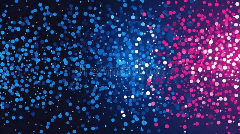 A Colorful and Abstract Background Made of Small Floating Circles Stock ...